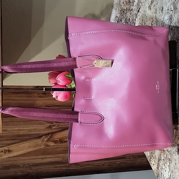 Coach | Bags | Coach Nwt Derby Tote Bag In Pebble Leather | Poshmark